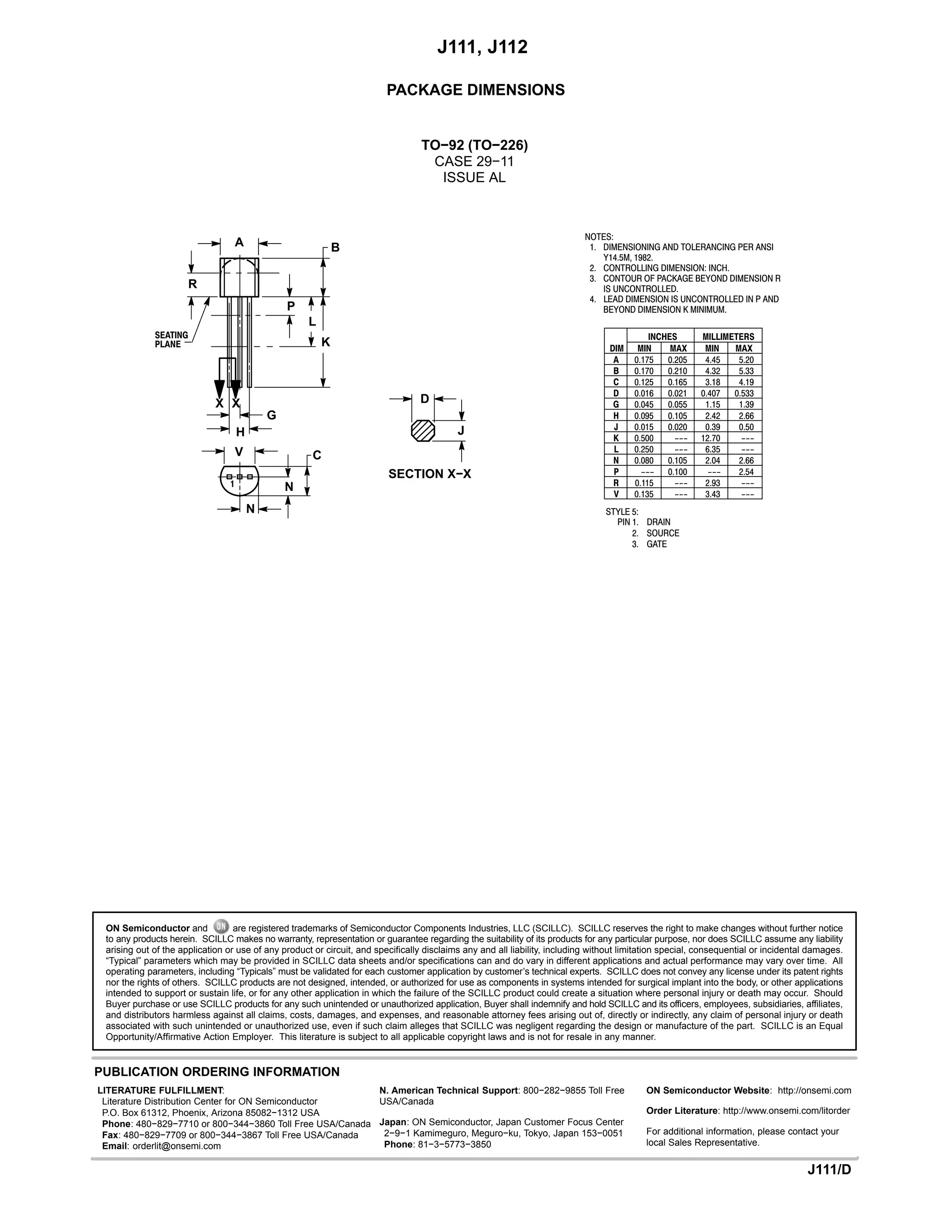 Original N-Channel Mosfet 2SJ112 J112 112 TO-92 New Fairchild ...