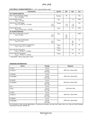 Original N-Channel Mosfet 2SJ112 J112 112 TO-92 New Fairchild ...