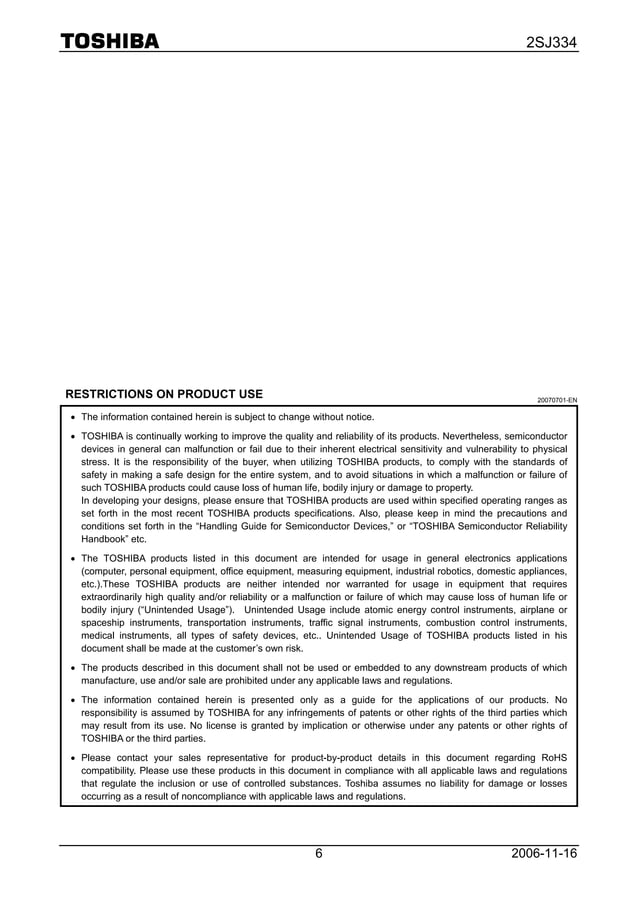 Original Mosfet 2SJ334 J334 334 30A 60V TO-220 New Toshiba Semiconductor | PDF