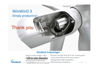 WinWind, Ice prevention system – operating experience and future ...