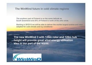 WinWind, Ice prevention system – operating experience and future ...
