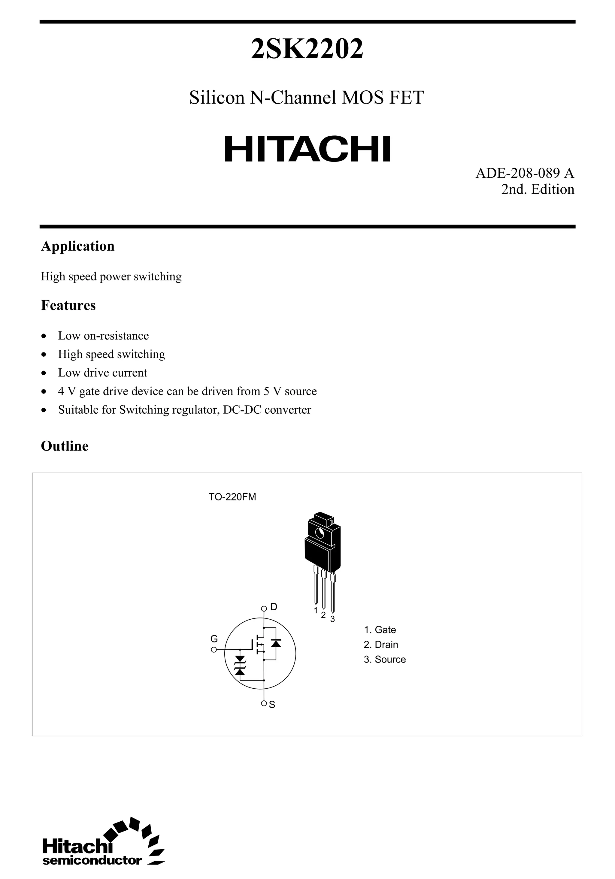 Original N-Channel Mosfet 2SK2202 K2202 2202 7A 120V TO-220F New ...