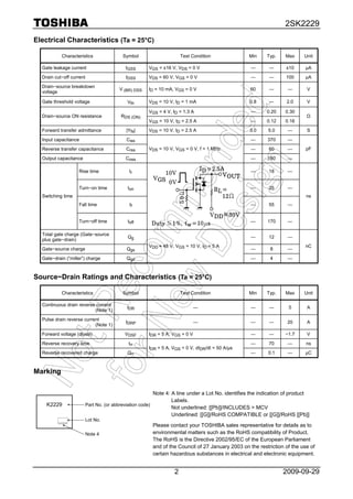 2SK2229 Datasheet | PDF