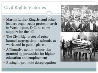 slavery and the civil rights movement 2016 | PPTX