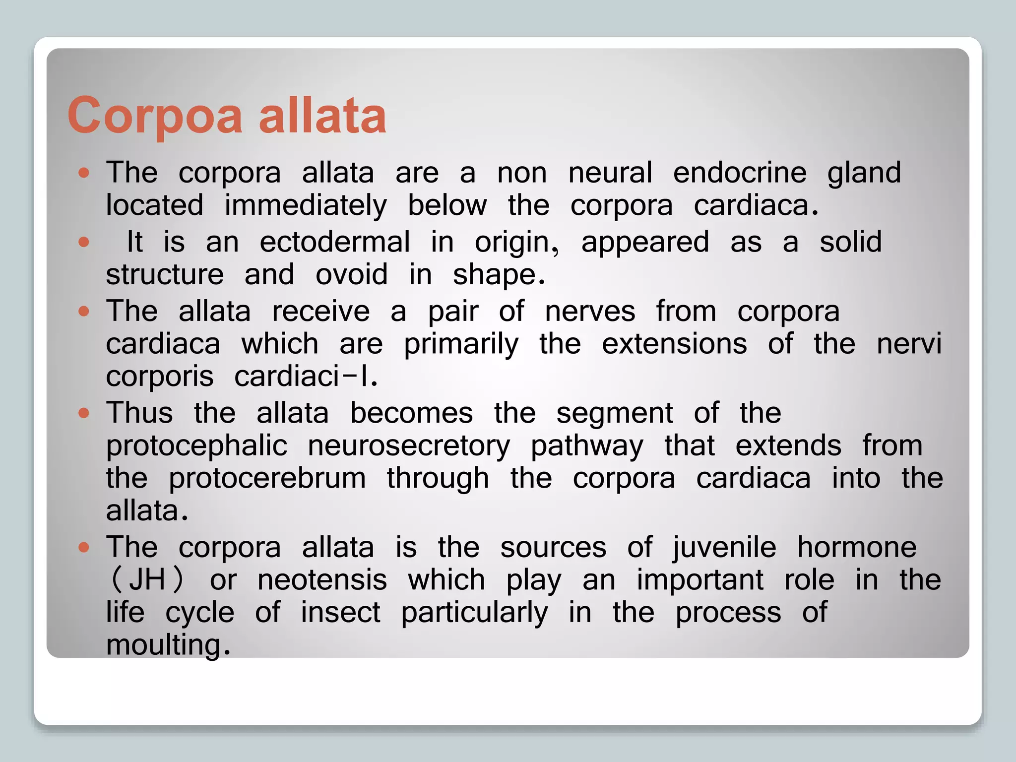 Insect And Crustacean Endocrinology | PPTX