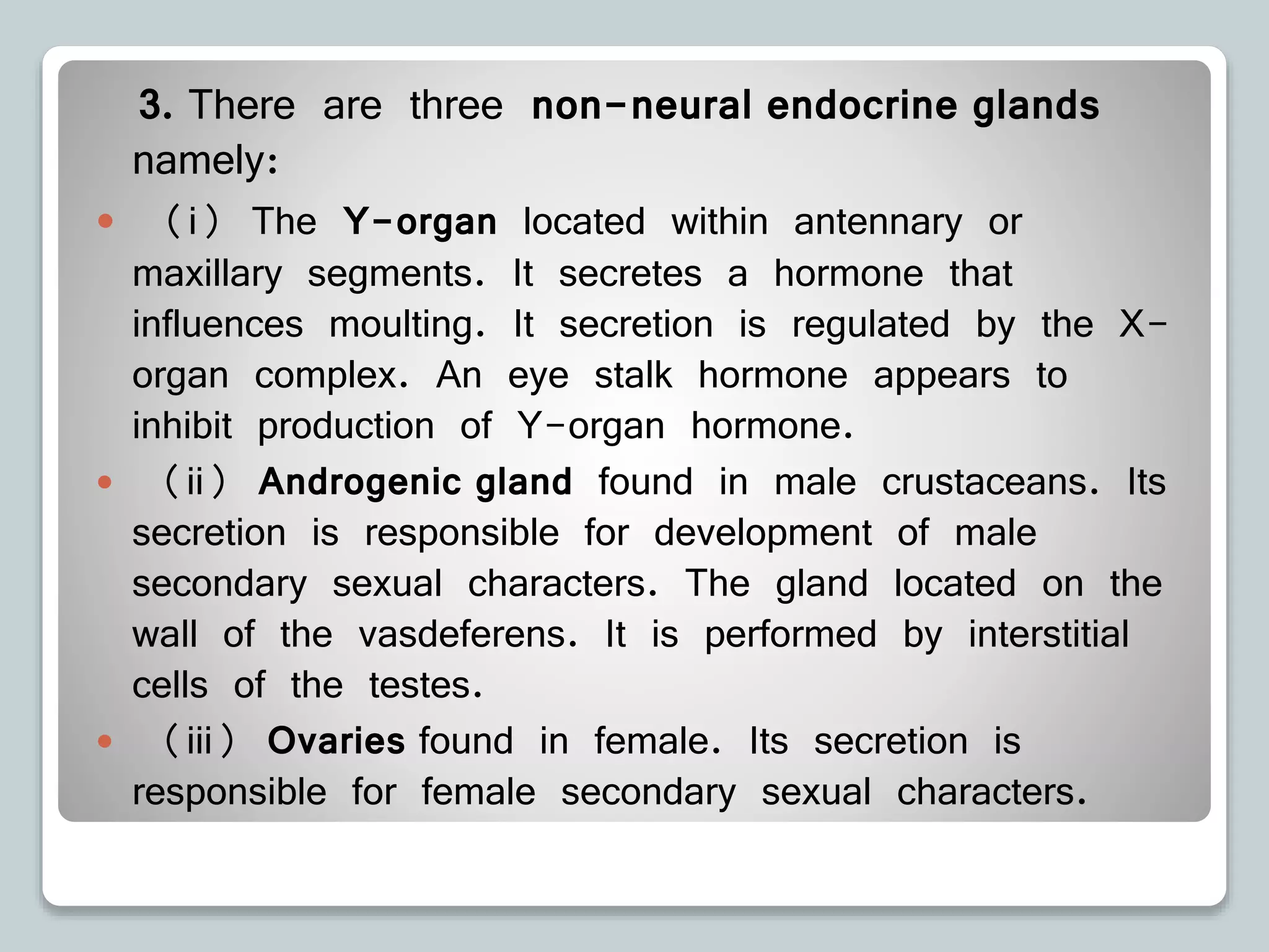 Insect And Crustacean Endocrinology | PPTX