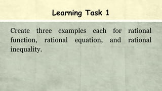 General Mathematics_Introduction to Rational Functions.pptx | Homework ...