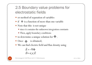 Electromagnetic Field Theory: Electrostatics | PDF