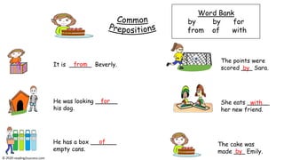 What a #Preposition is and How Parents can Teach Kids Prepositions ...