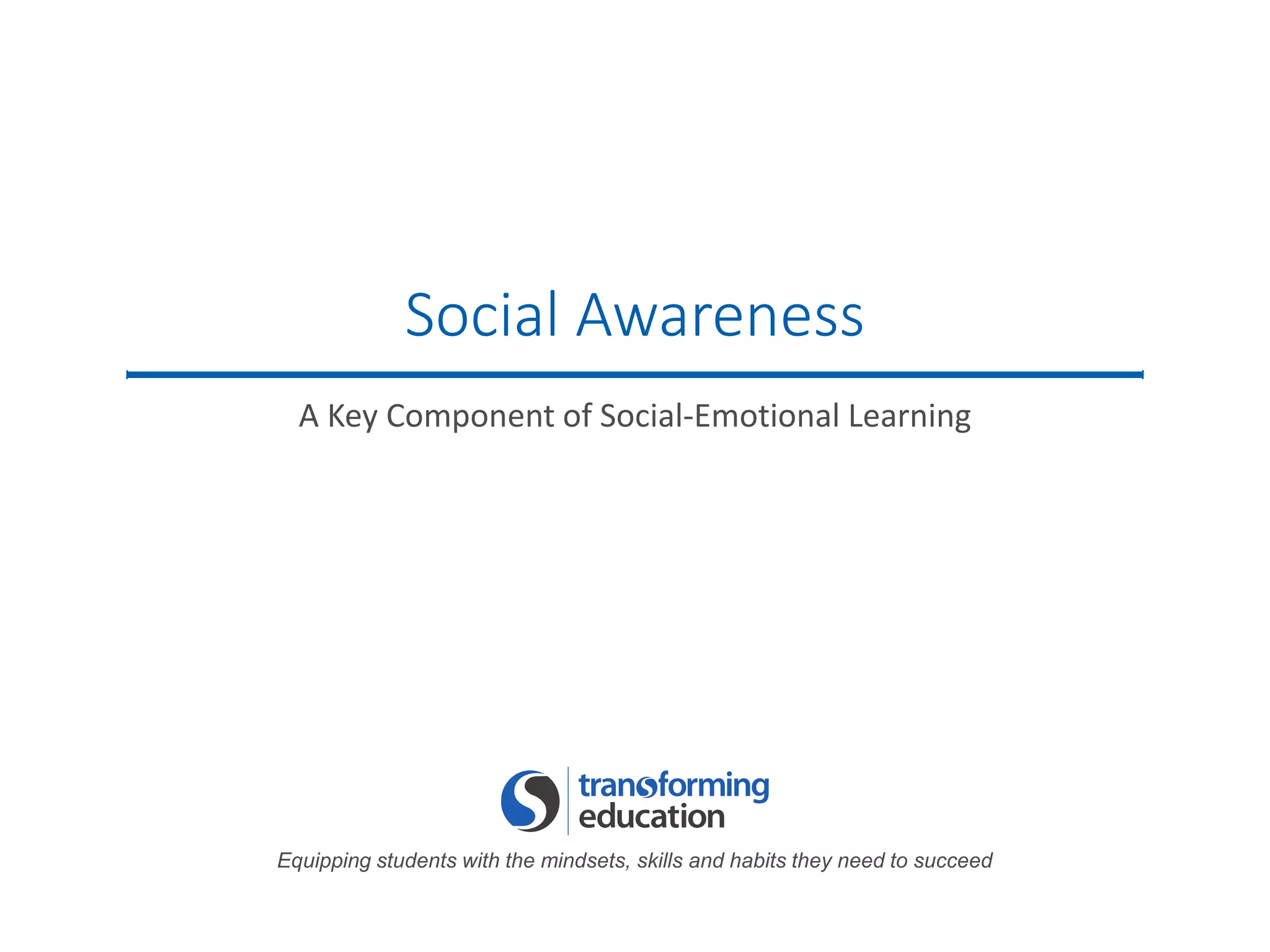 Social Awareness Presentation | PPTX