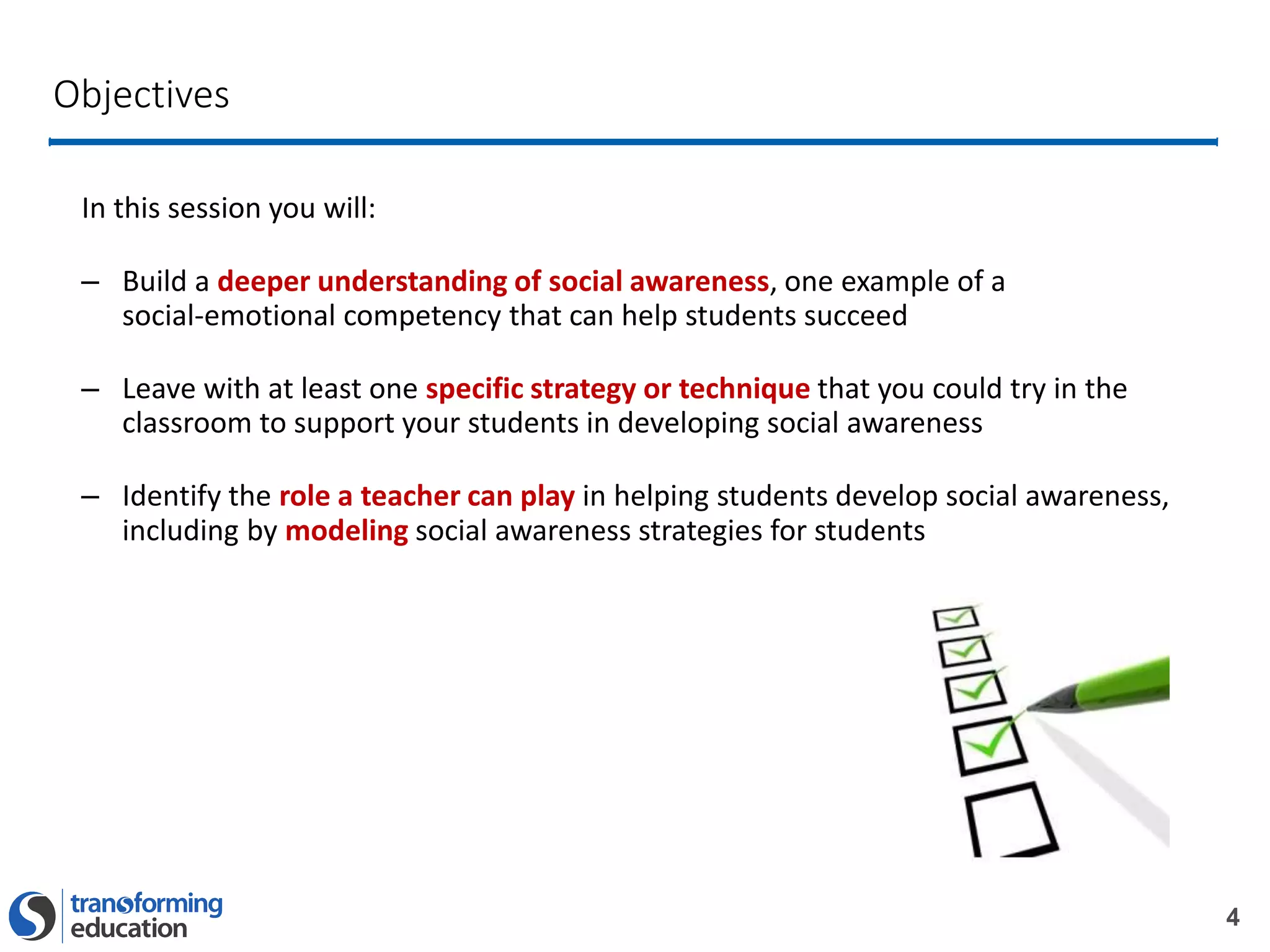 Social Awareness Presentation | PPTX