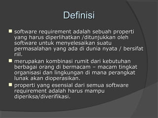 Software Requirements | PPT