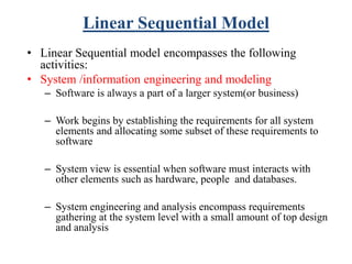 Software process Models | PPTX | Operating Systems | Computer Software and Applications