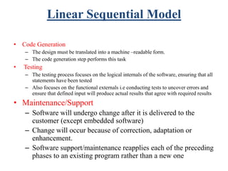 Software process Models | PPTX | Operating Systems | Computer Software ...