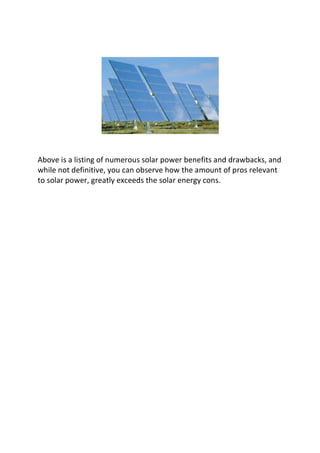 2 solar energy pros and cons | PDF