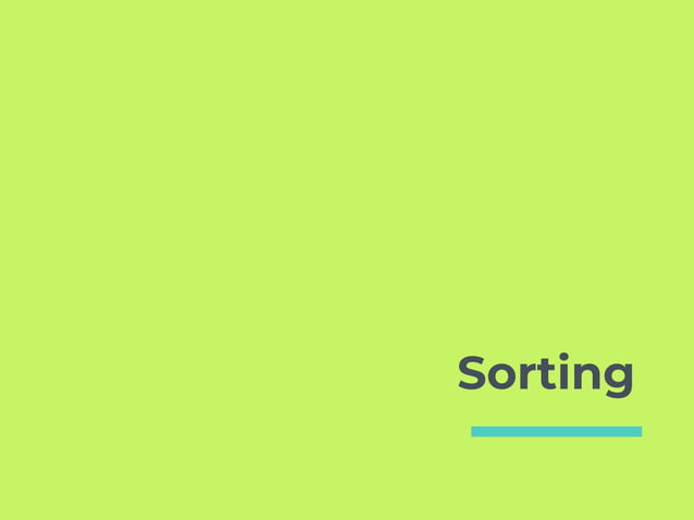 Sorting algorithms | PDF | Computing | Technology & Computing