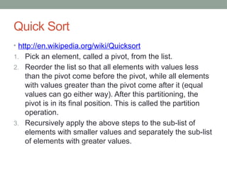 Introduction to Sorting Algorithm for beginners | PPT