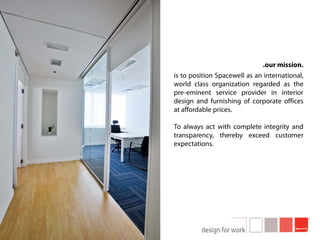 Spacewell Interiors Profile | PDF