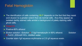 special stains in hematology and cytology | PPTX