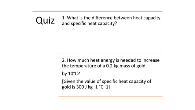 2 specific heat cap | PPT