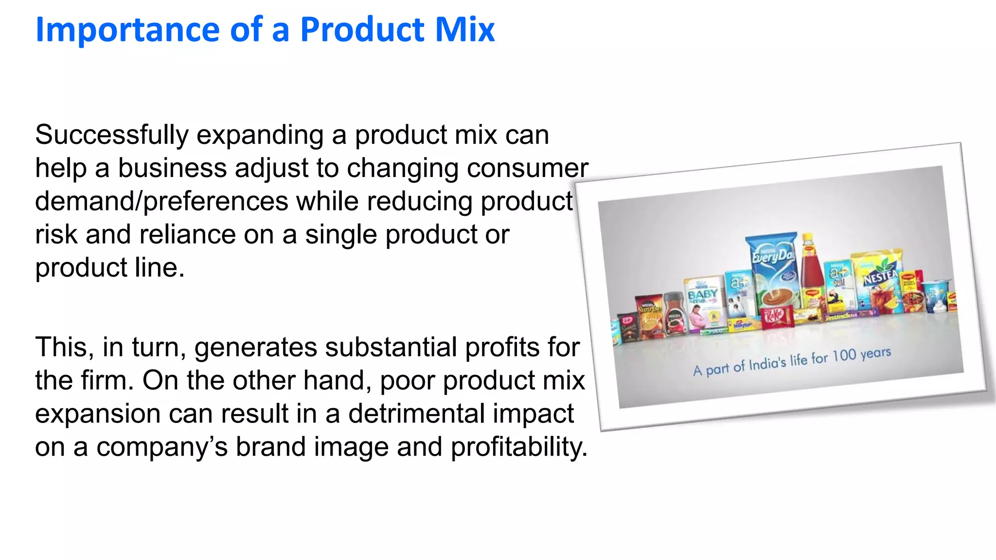 2 Strategic Product Management - Product Mix | PPT