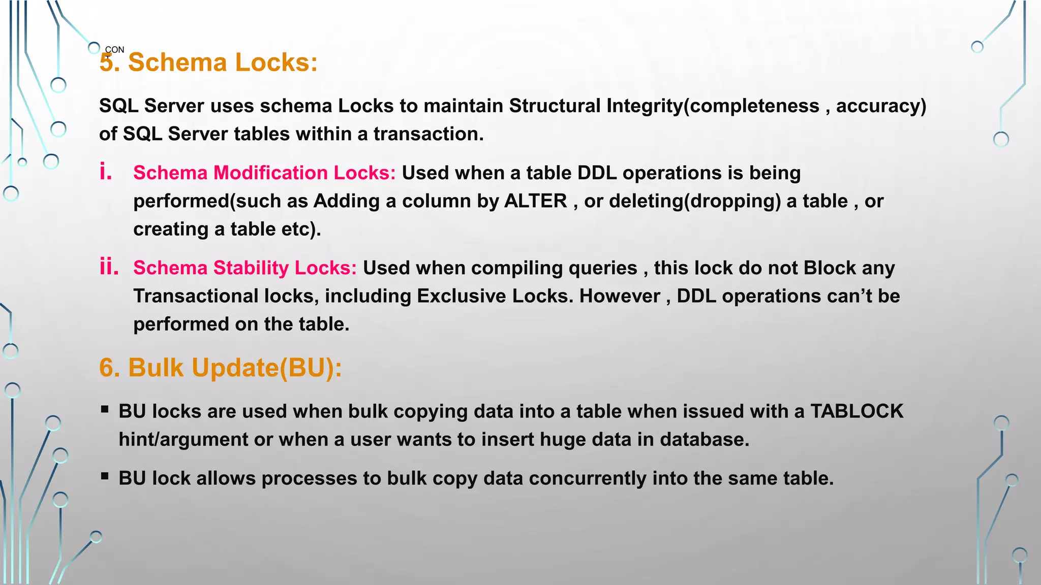 SQL locks-presentation | PPTX