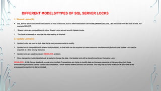 SQL locks-presentation | PPTX
