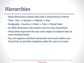 SSAS Cubes & Hierarchies | PDF