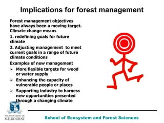 Adaptation of forest management to climate change in the Asia Pacific ...