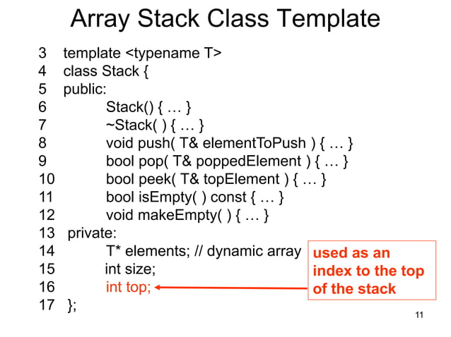 STACKS AND QUEUES CONCEPTS | PPT