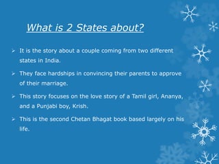 2 states by chetan bhagat | PPTX
