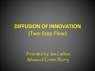 2 Step Flow Theory | PPT