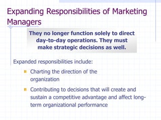 MF strategic marketing strategic role of marketing | PPTX