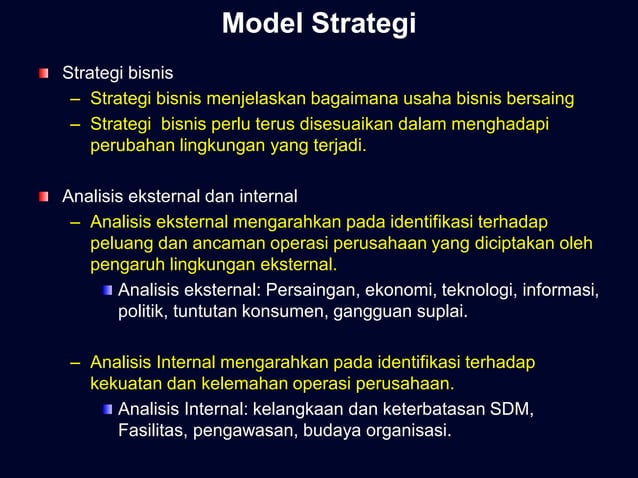 2_STRATEGI OPERASI Manajemen Operasional | PDF