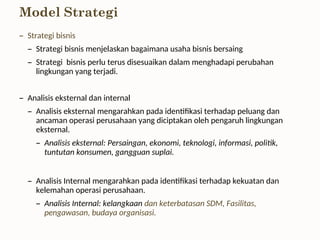 Strategi Produksi dan Operasi Organisasi | PPT