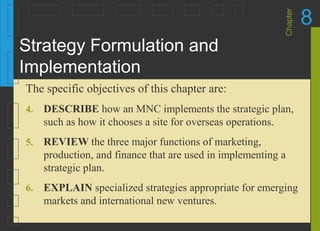 STRATEGY FORMULATION PPT | PPT