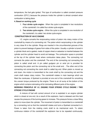 2 stroke cycle engine notesfor automotive | PDF
