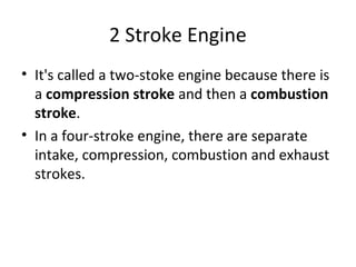 2 stroke engines | PPT
