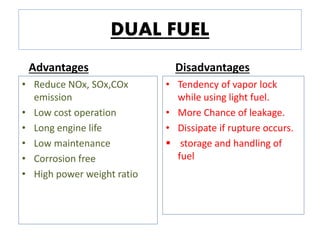 2 stroke marine duel fuel engine (by dwivedi) | PPTX
