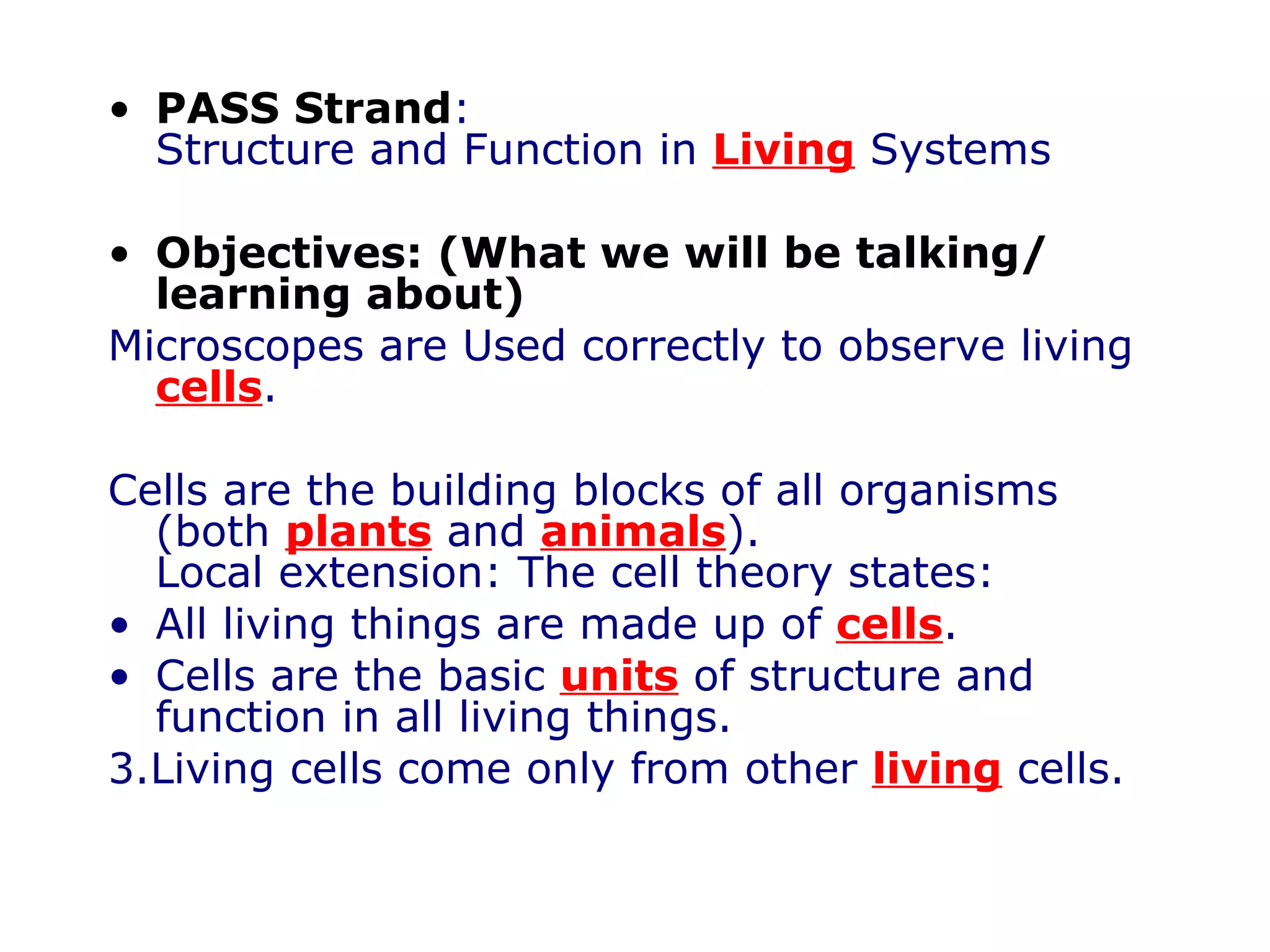 2 Structure Function Living Systems | PPT