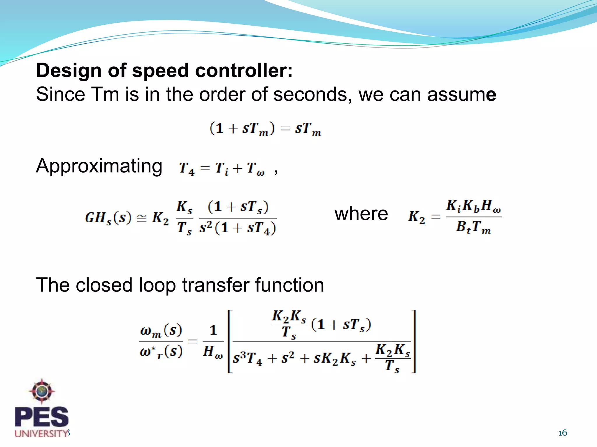Design of Speed and Current Controller for Two Quadrant DC Motor Drive ...