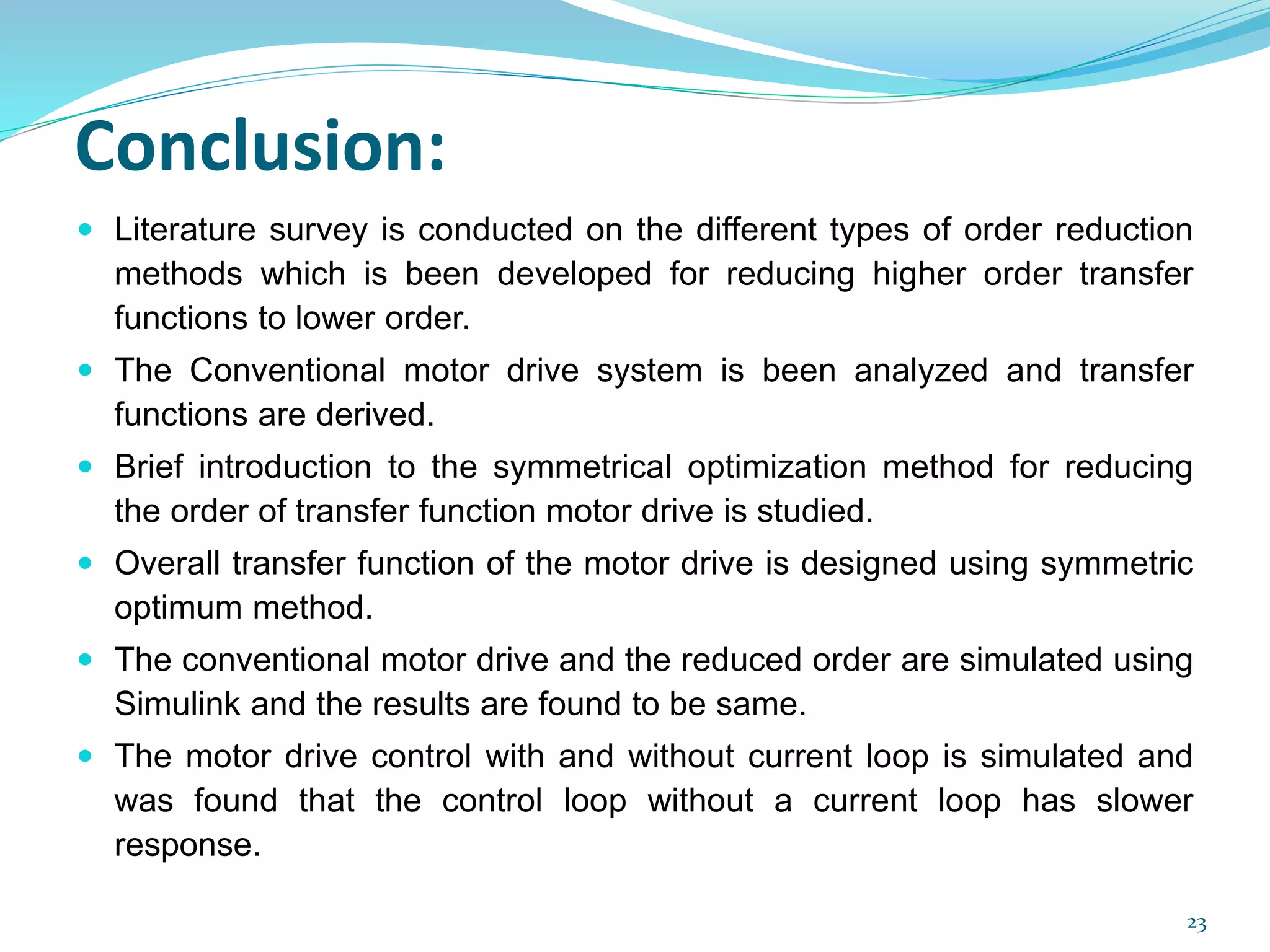 Design of Speed and Current Controller for Two Quadrant DC Motor Drive ...