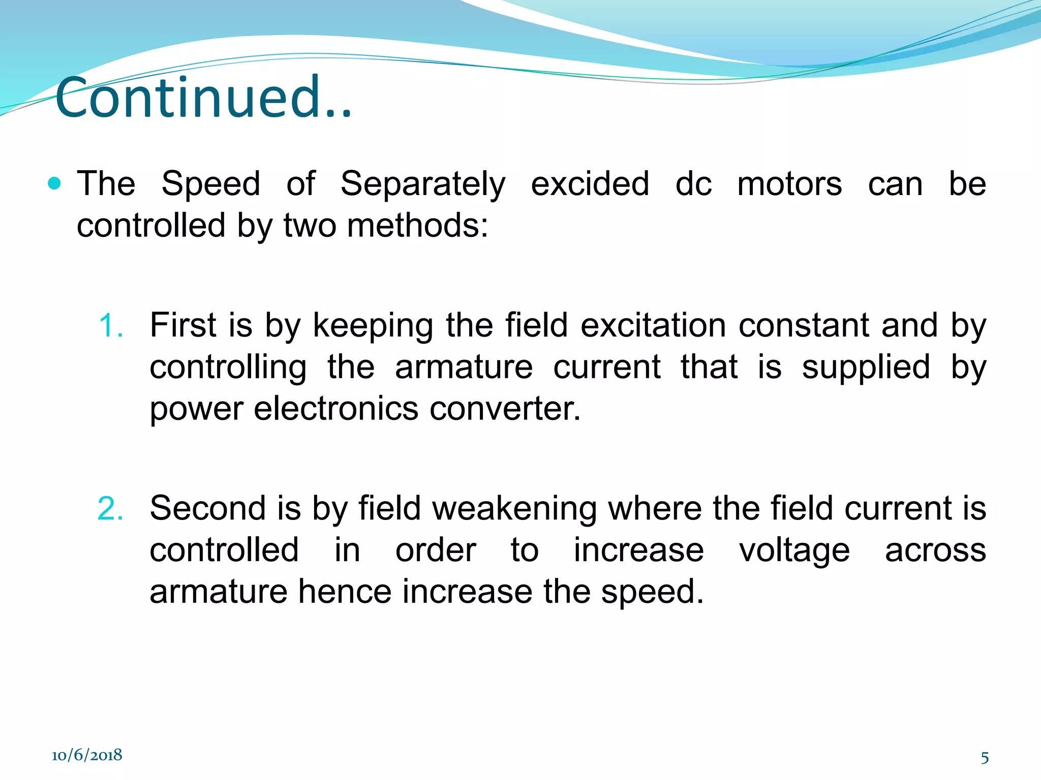 Design of Speed and Current Controller for Two Quadrant DC Motor Drive ...