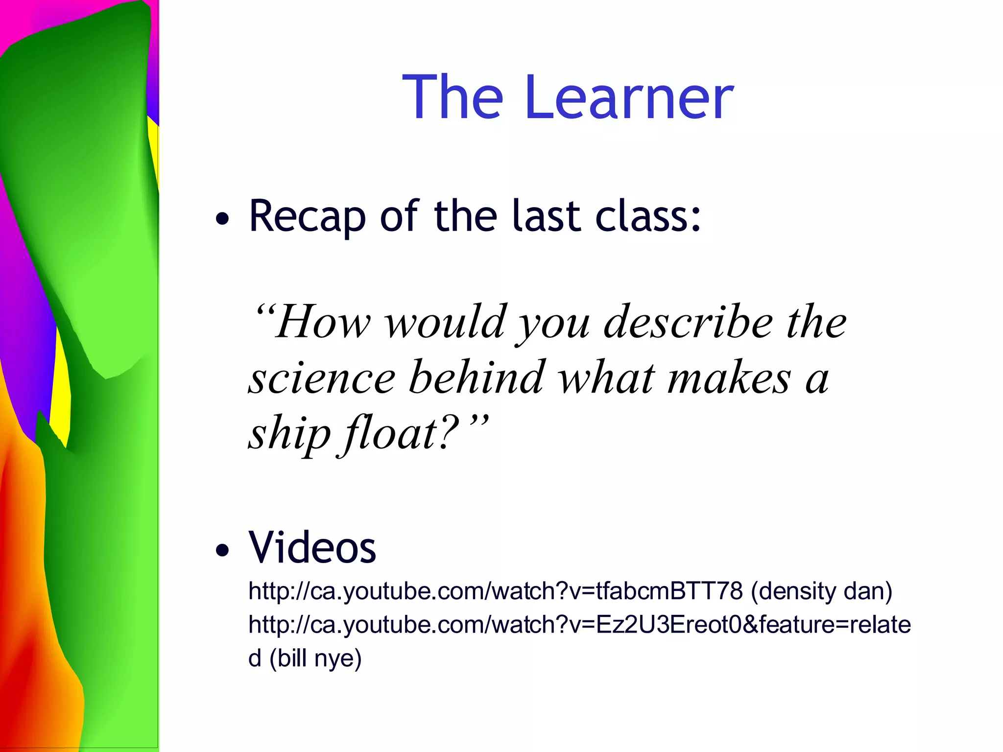 the learner | PPT