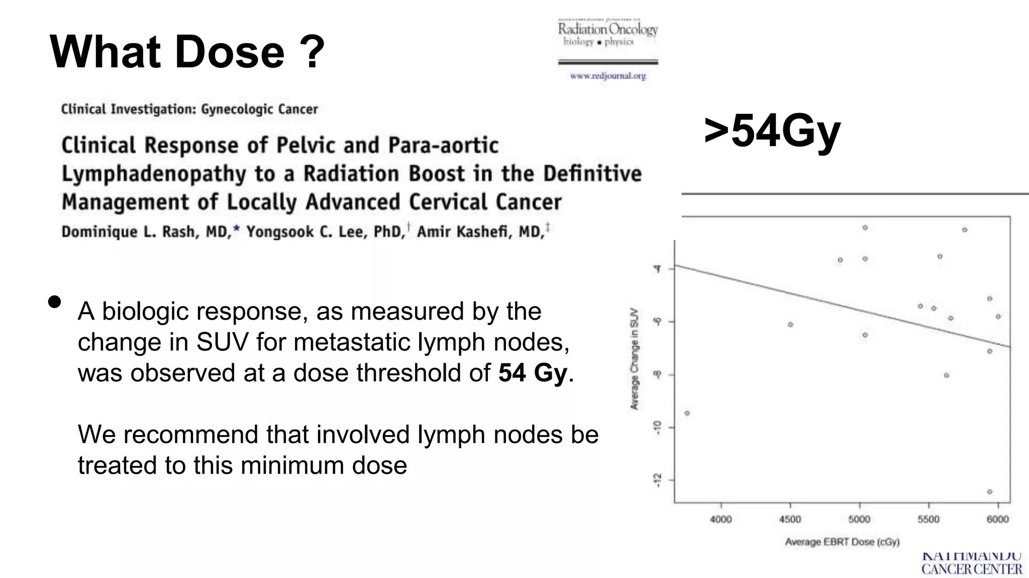 Extended field Radiotherapy with chemotherapy in treatment of cervical ...
