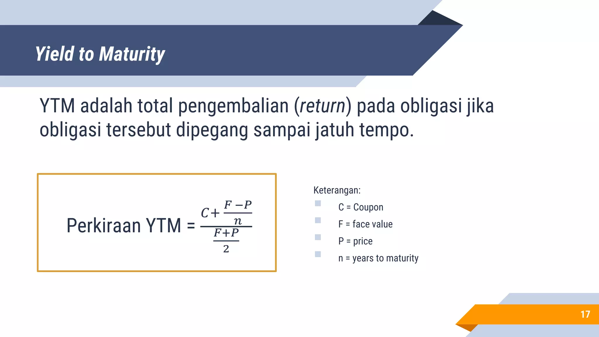 Suku Bunga, Penilaian Obligasi, dan Penilaian Saham | PPTX