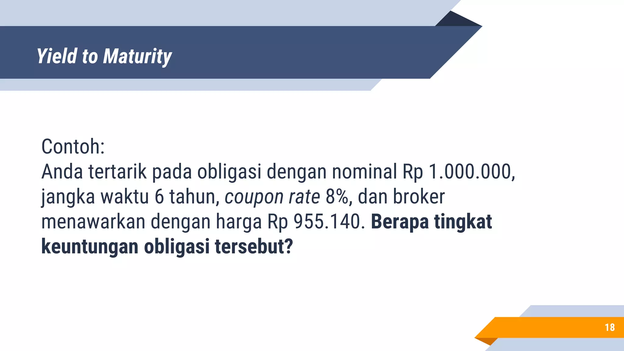 Suku Bunga, Penilaian Obligasi, dan Penilaian Saham | PPTX