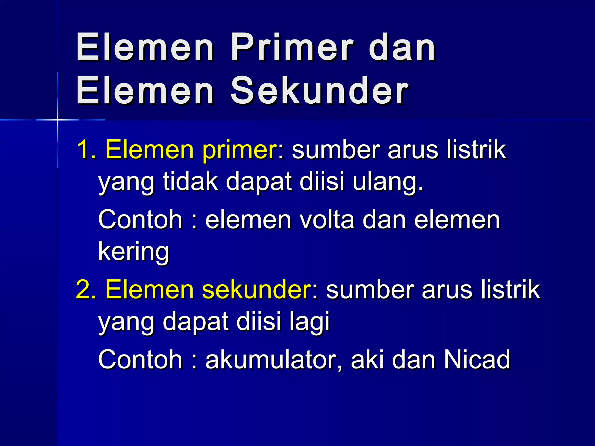 Sumber listrik DC by Desmi Asriandi ITP Padang | PPT