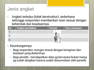 sumber, metode, dan instrumen pengumpulan data | PDF