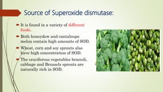 superoxide dismutase (sod) | PPTX